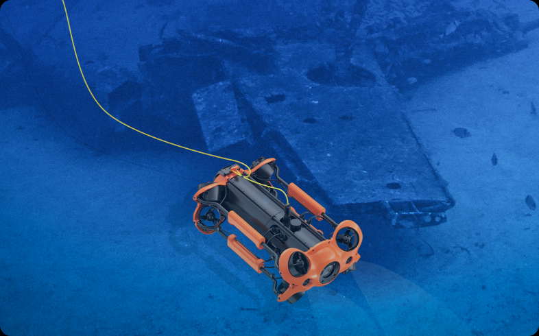 Light Industrial Underwater ROV, Stronger Power and More Accessories